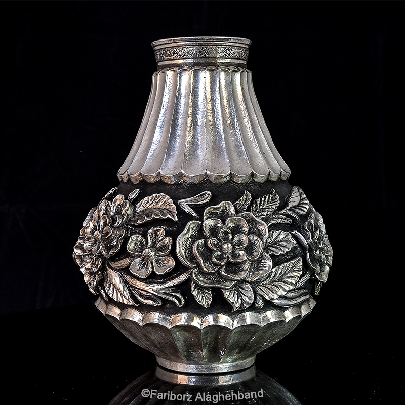 Silver flower pot - Official Website of Fariborz AlaghehbandOfficial ...